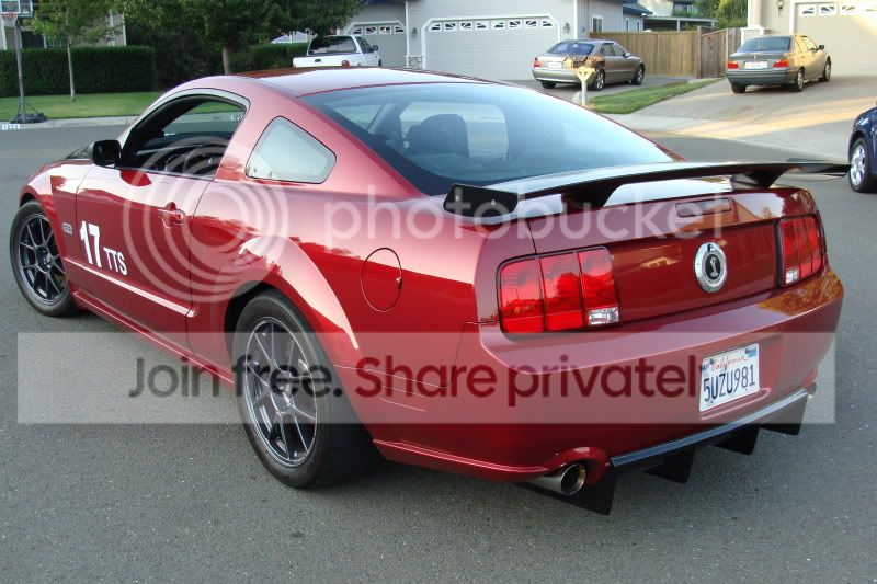 Steeda street wing, A+ shape, Painted black | S197 Mustang Forum ...