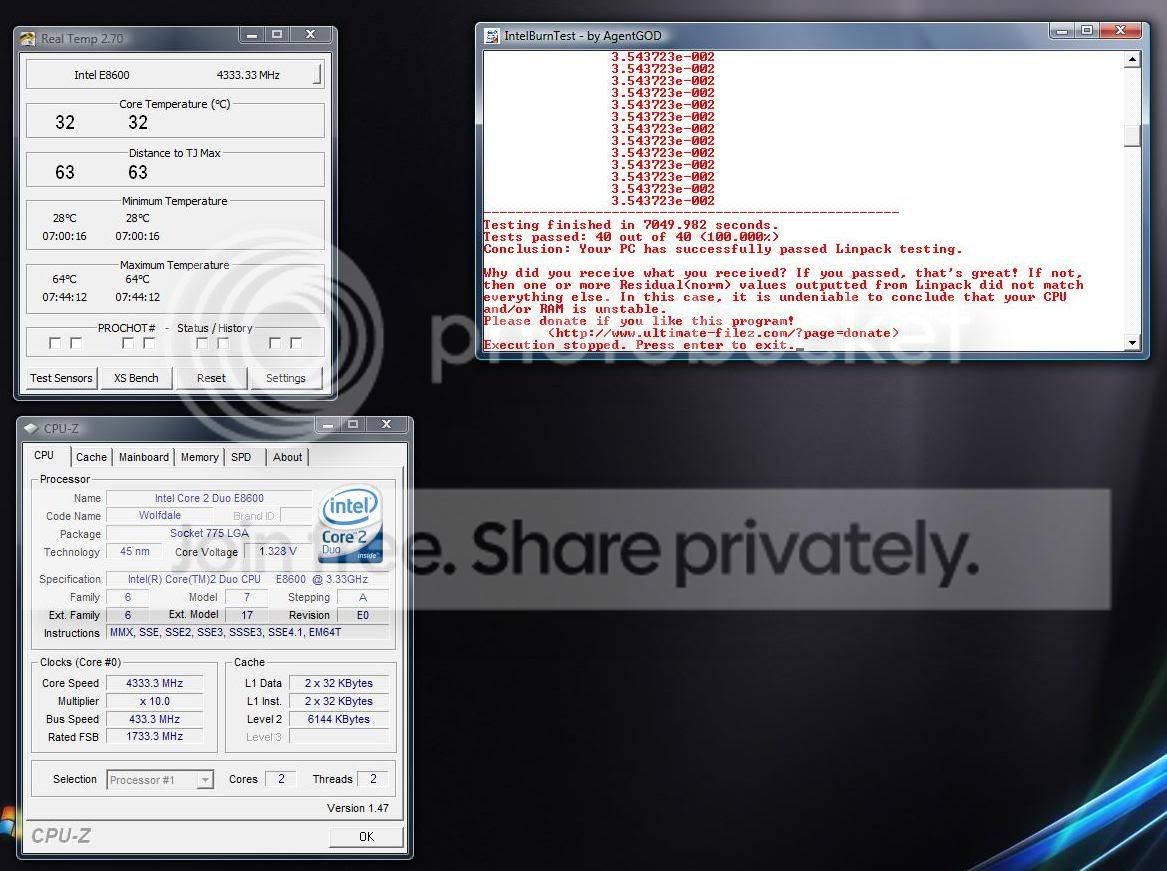 E8600 Thread | Overclock.net