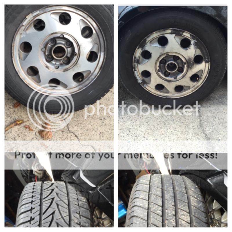 14" teardrop wheels with tires and center caps $125 RI | VW Vortex ...